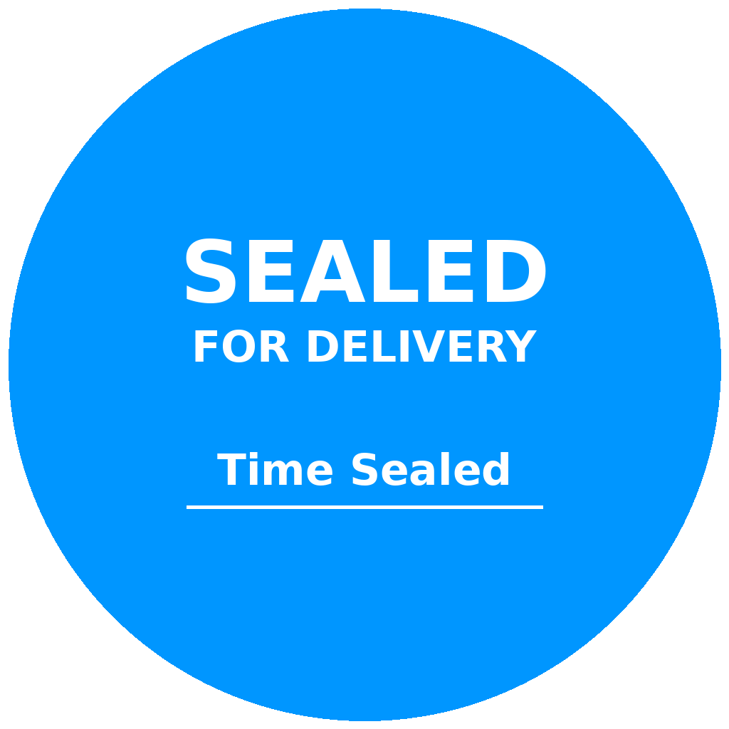 3 Inch Sealed for Delivery Time Sealed Tamper-Proof Stickers ...