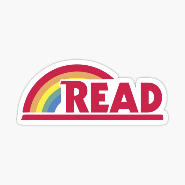 Reading Rainbow Sticker – Carrcolabels.com